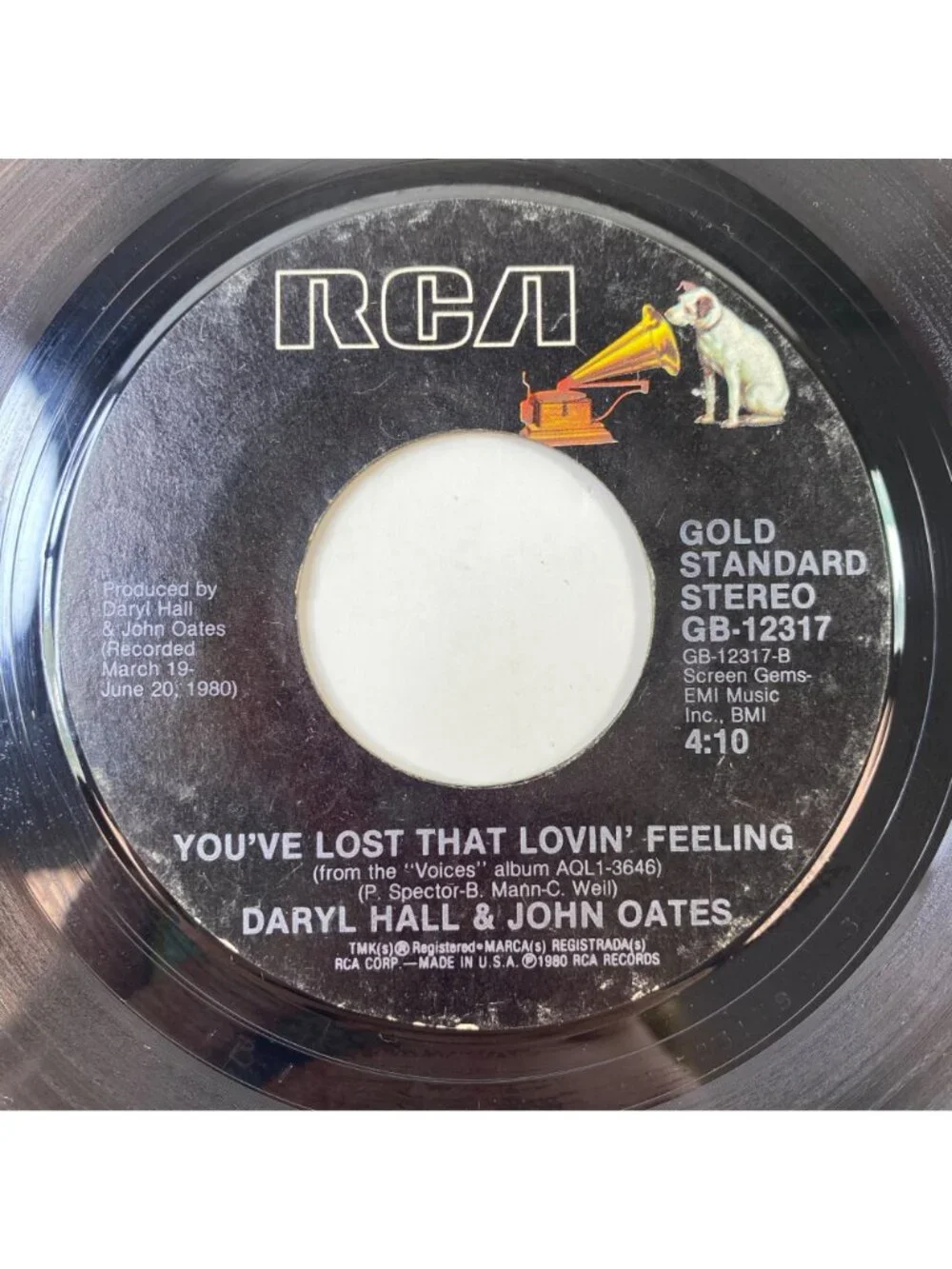 RCA | Media | Vintage Rca Records 45 Rpm Vinyl Daryl Hall John Oates ...